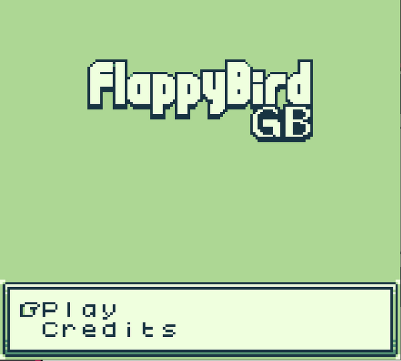 FlappyBird Game Boy by Jofra