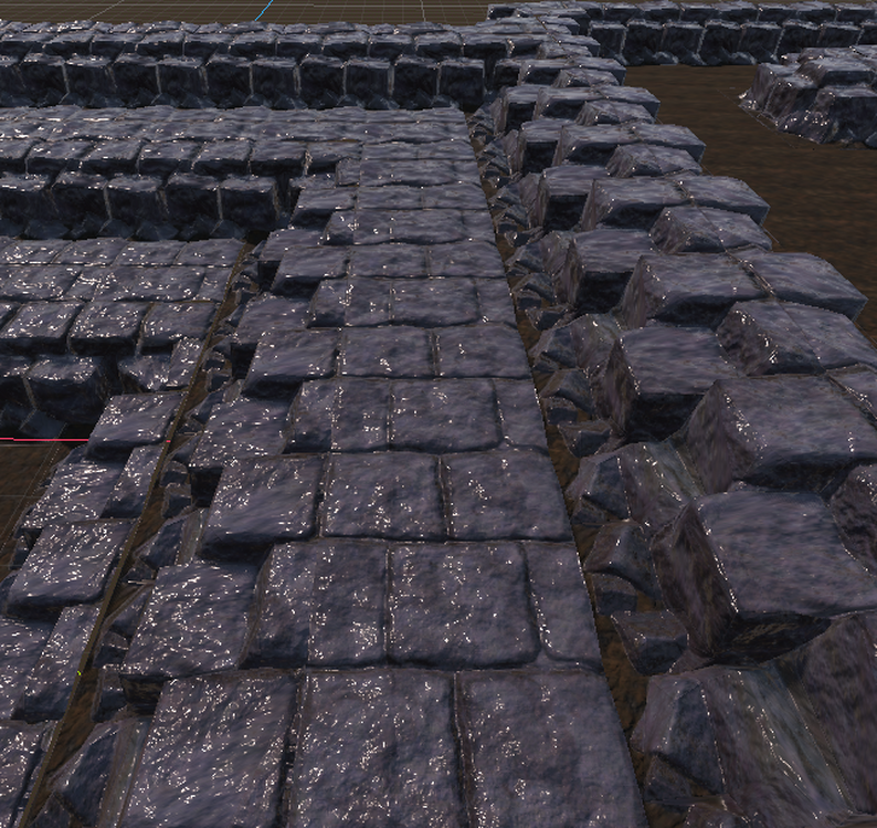 dungeon stone floor 3d tilesets by Game Gland