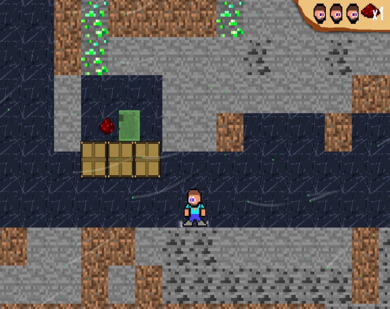 Minecraft 2D Platformer Demo by NostalgicAubrey
