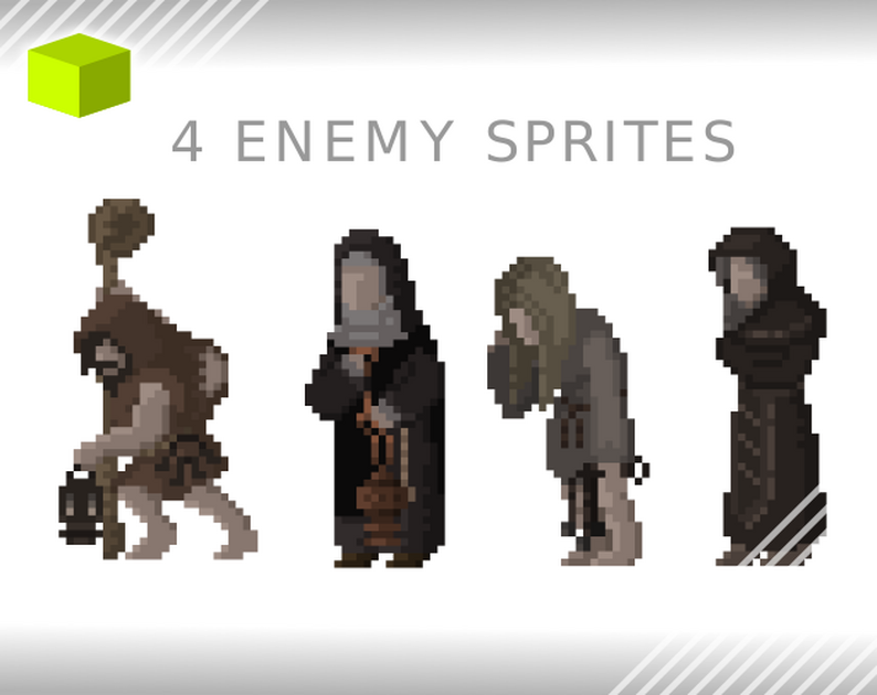 Ghostly Monastery - Game Kit - Asset Pack 1 by 2DPIXX