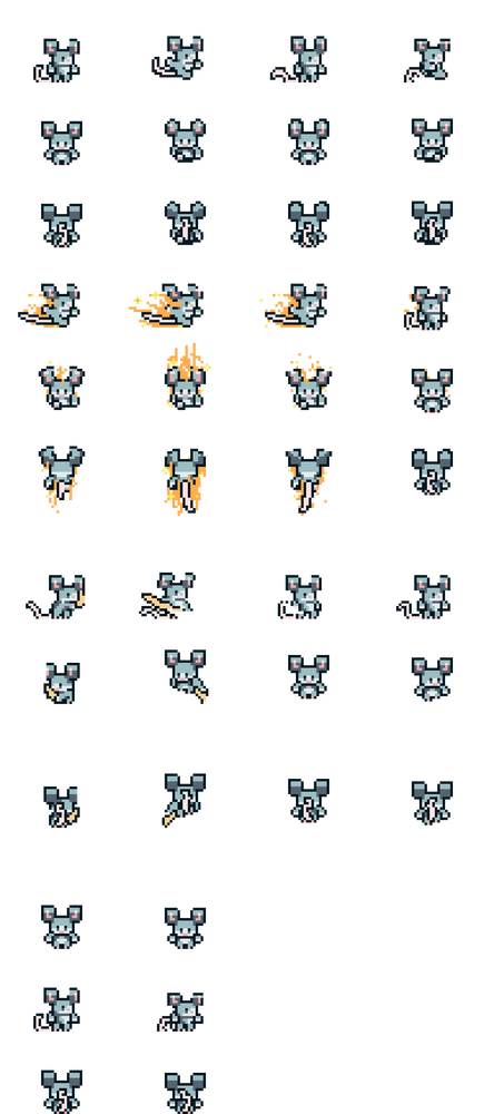 Mouse Spritesheet 16x16 by rolff