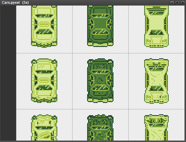 64x64 4-Color GTA-like tileset + menu assets! by ShadowBrain