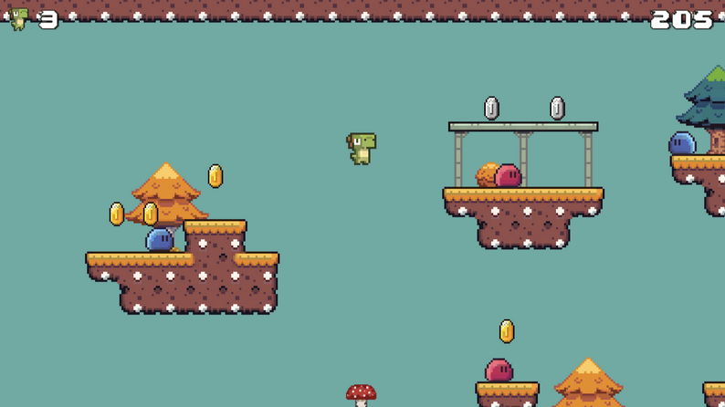 Dino Jumper Platformer by smallfroggames
