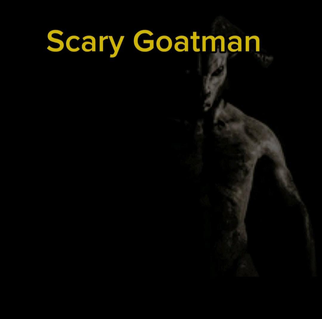 Scary Goatman by Derbyskillerdave