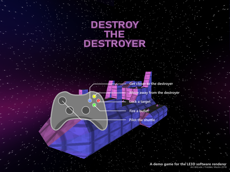 Destroy The Destroyer V1.1 (mini game) by Frédéric Meslin