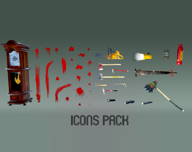 Gui Icons Tools and Weapons by RRFreelance