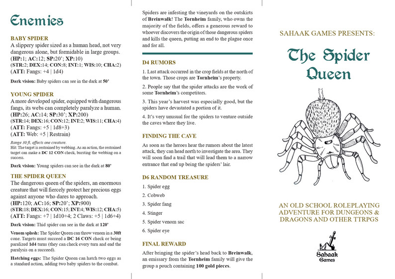 The Spider Queen by Sahaak Games