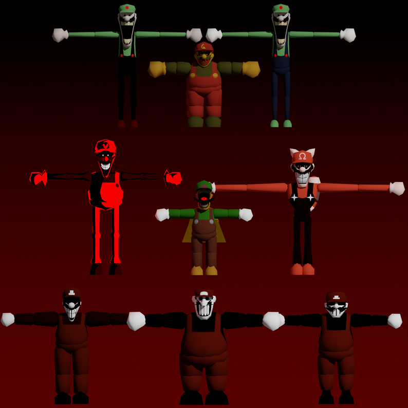 N64 Mario Horrorbrew Models! by AlexExodius