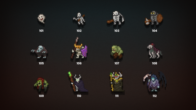 2D Pixel - RPG Monsters by LAYERLAB