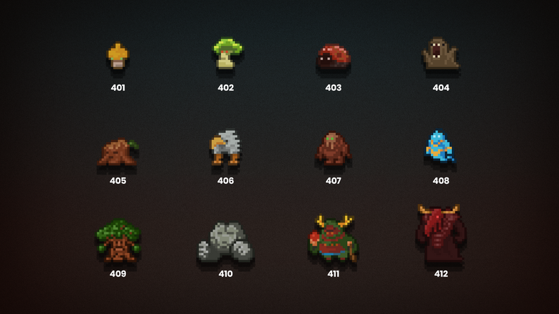 2D Pixel - RPG Monsters by LAYERLAB
