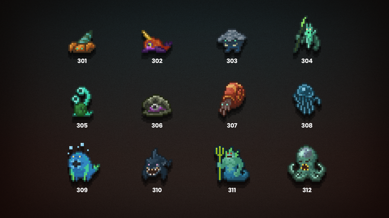 2D Pixel - RPG Monsters by LAYERLAB