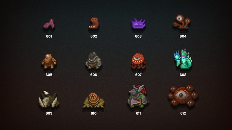 2D Pixel - RPG Monsters by LAYERLAB