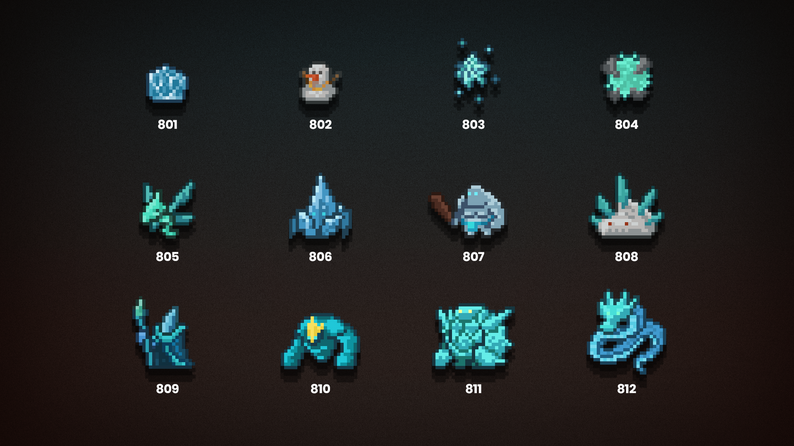 2D Pixel - RPG Monsters by LAYERLAB