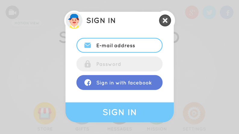 GUI - Simple Round by LAYERLAB