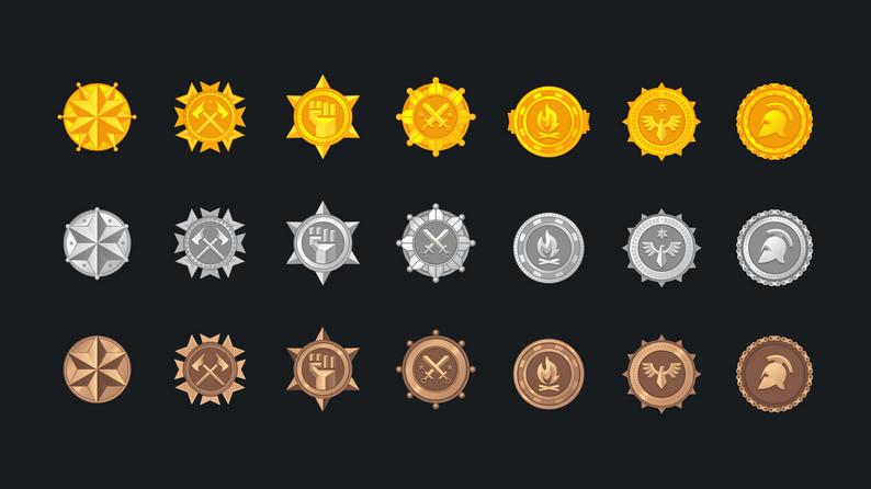 2D Icons - Medal by LAYERLAB