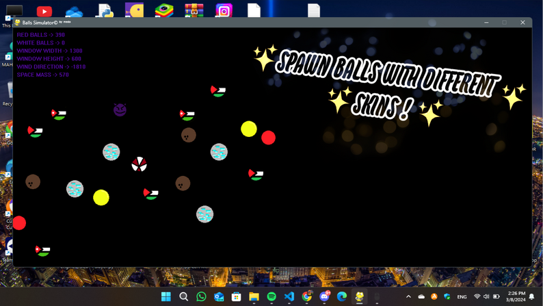 Balls Simulator©️ by MEDO | ميدو