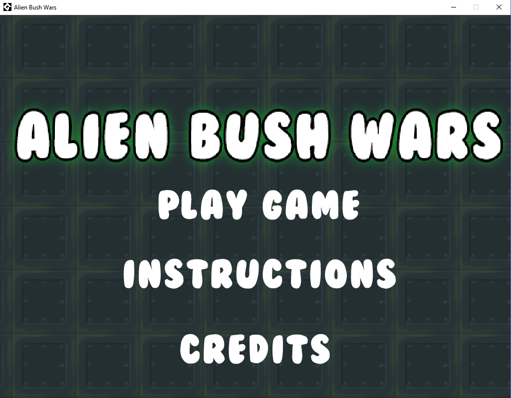 Alien Bush Wars by Chris