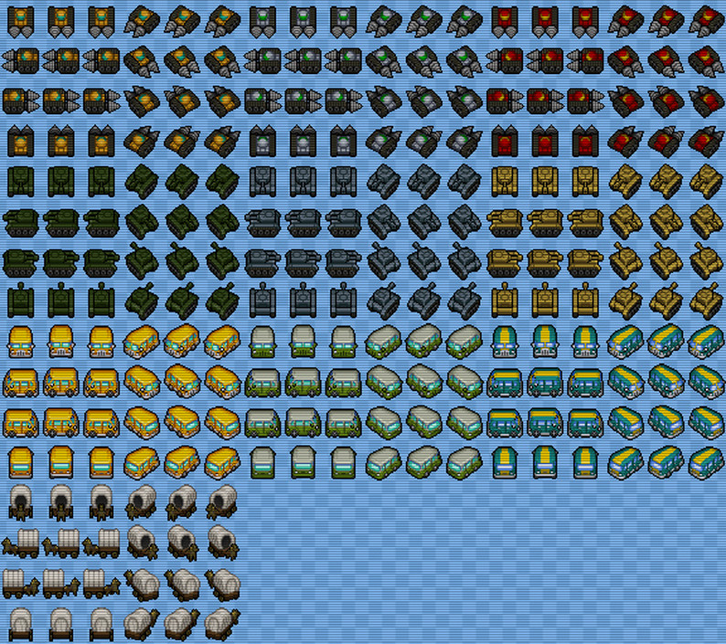 Vehicle & Ship Sprites by Pipoya