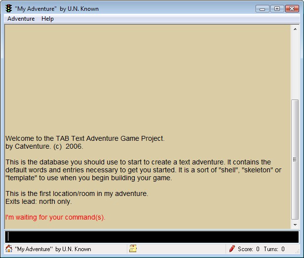 TAB - Thinbasic Adventure Builder by catventure