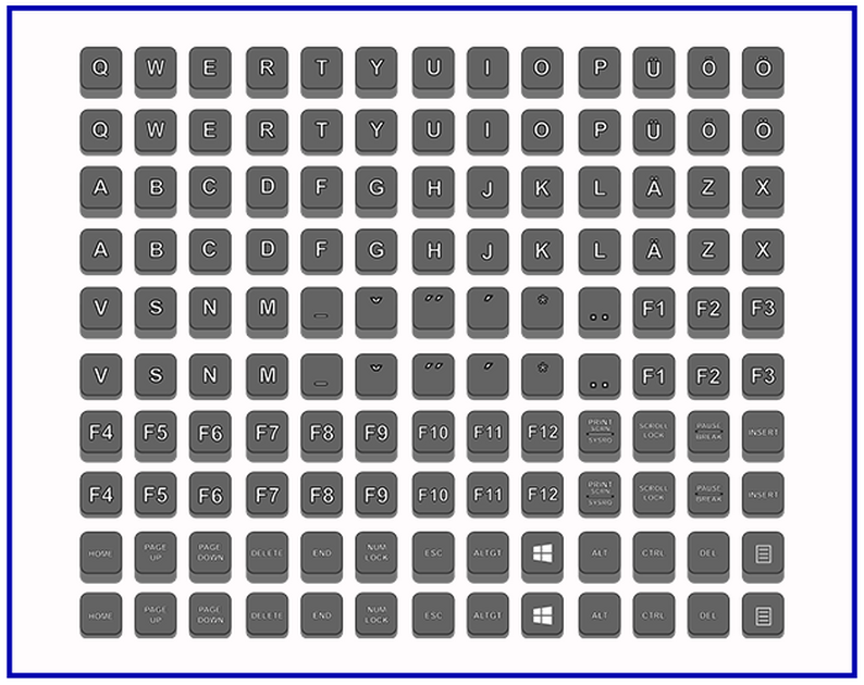 UI Keyboard Keys by VerzatileDev