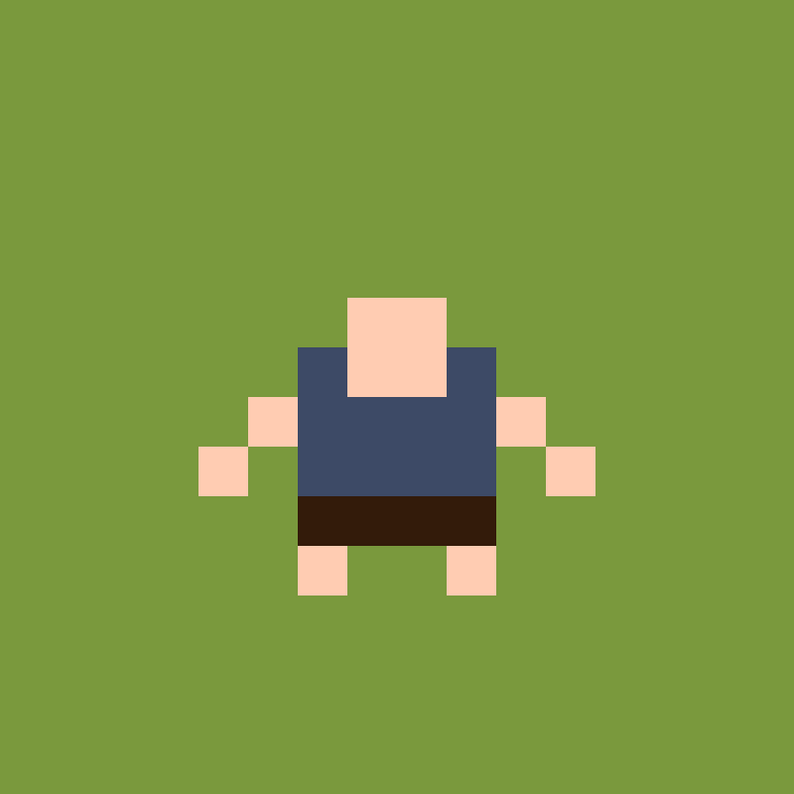 micro human by momeg