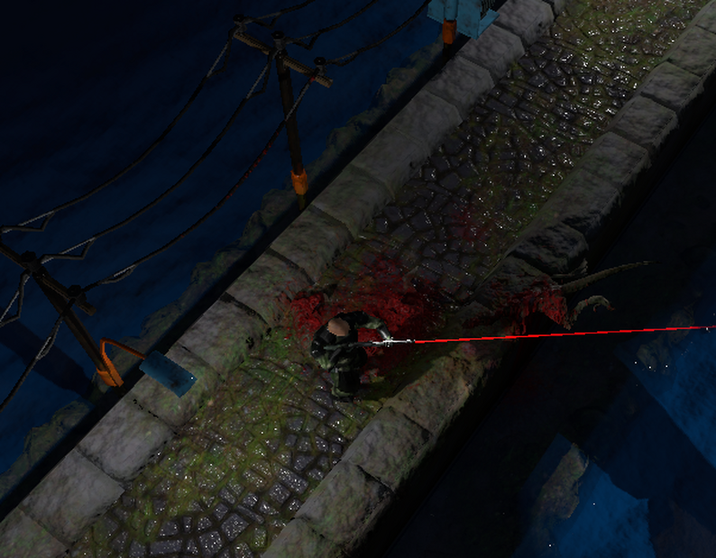 blood splat decal with normal map by Game Gland