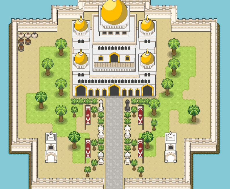 RPG Asset: Buildings Tileset Pack - Medieval Arabian by VectoRaith