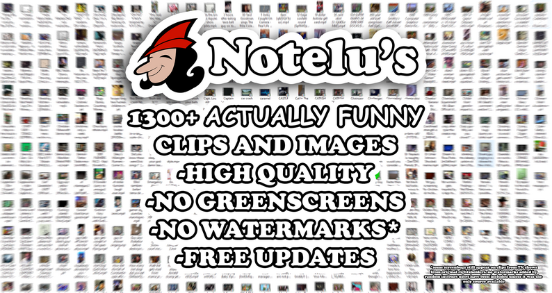 Notelu's Actually Funny Meme Editing Pack! (1300+ Memes) by Notelu