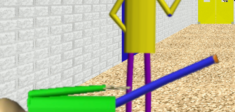 Two-Headed Baldi Has Had Enough by BaoDave