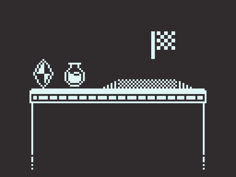 1-Bit Pixel Platformer by yasriii