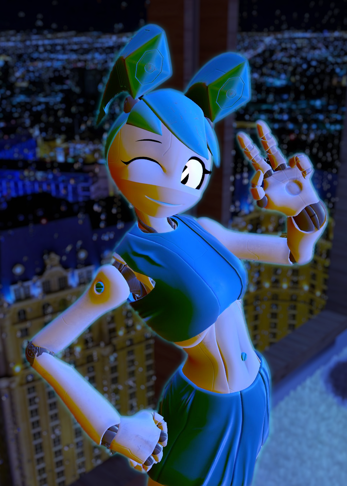 Jenny Wakeman VRChat Avatar (Warfaremachine Port) by Riolu Kidd