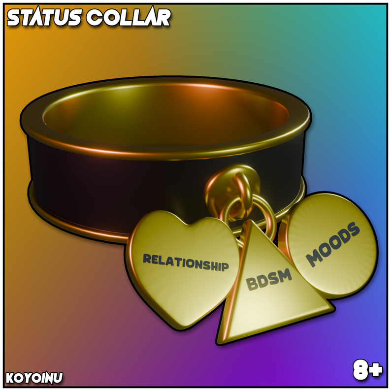 [VRChat Asset] Status Collar by Koyoinu