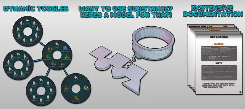 [VRChat Asset] Status Collar by Koyoinu