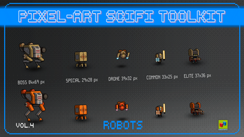 Update_02: General fixes - Pixel-Art SciFi Toolkit Vol.4: Robots by ...
