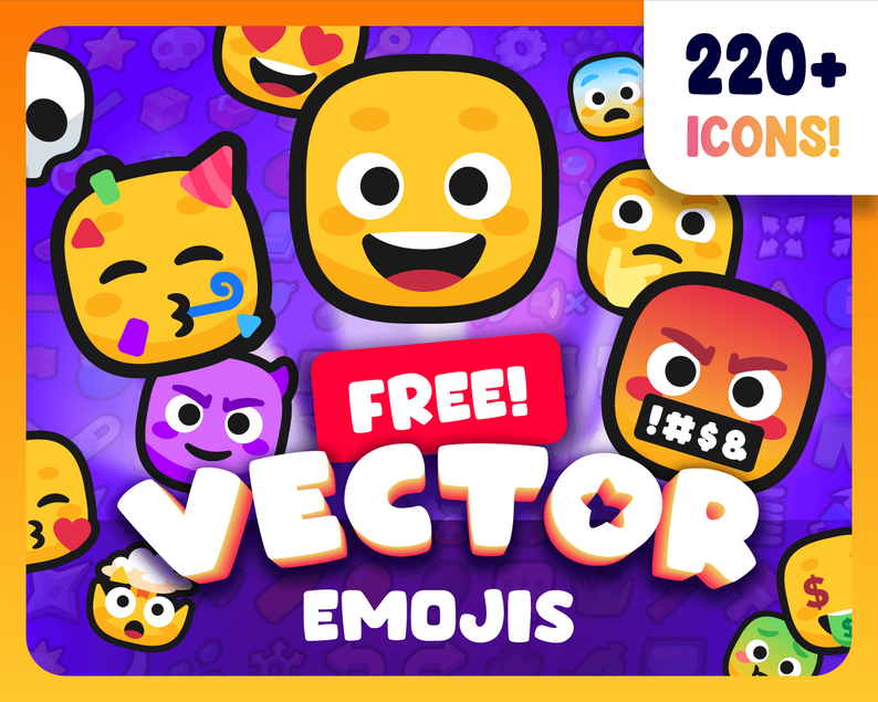 [FREE] Vector Emojis by RhosGFX