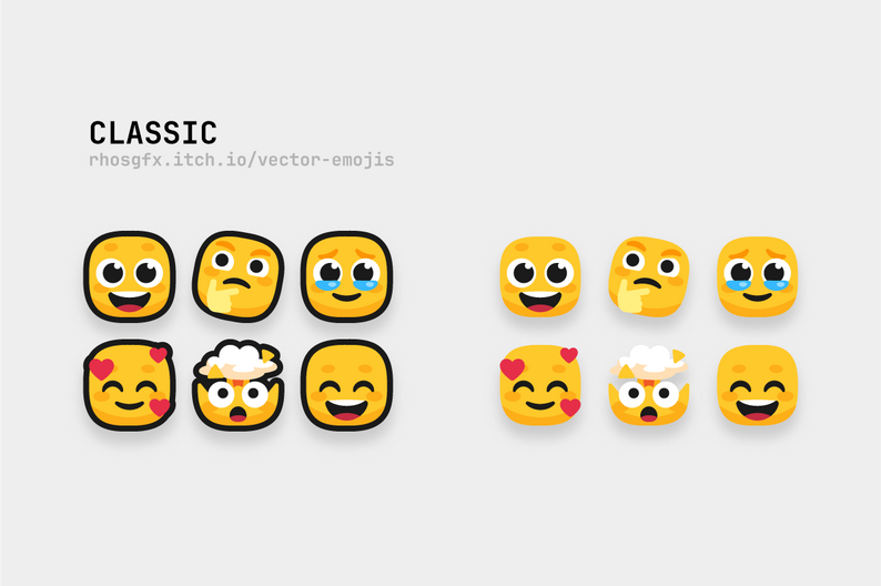 [FREE] Vector Emojis by RhosGFX