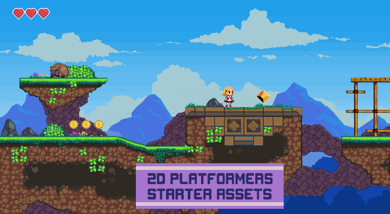 2D Platformer Starter Assets by JumpButton
