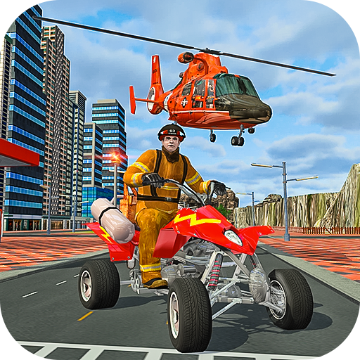 FireFighter ATV Bike: Helicopter Rescue 2018 by Tap Play Game Studio