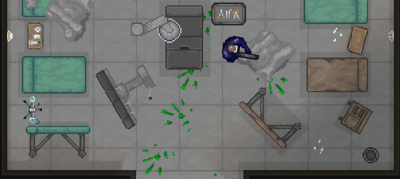Sci-Fi 2D Top-Down Shooter Graphics by valentint
