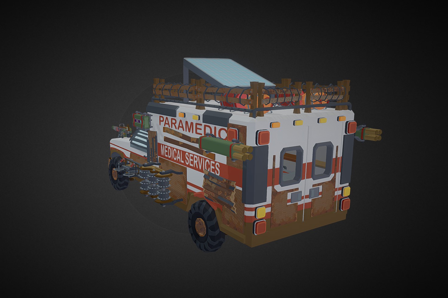 Post Apocalypse Ambulance by ModuSStudio