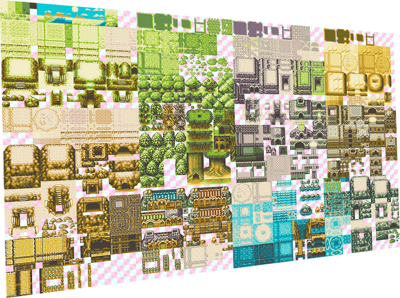 Adventure Begins - 16x16 Retro Tiles & Characters by Zaebucca
