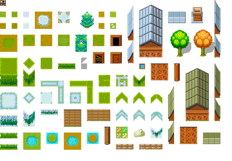 Top Pixel Tileset by kscav
