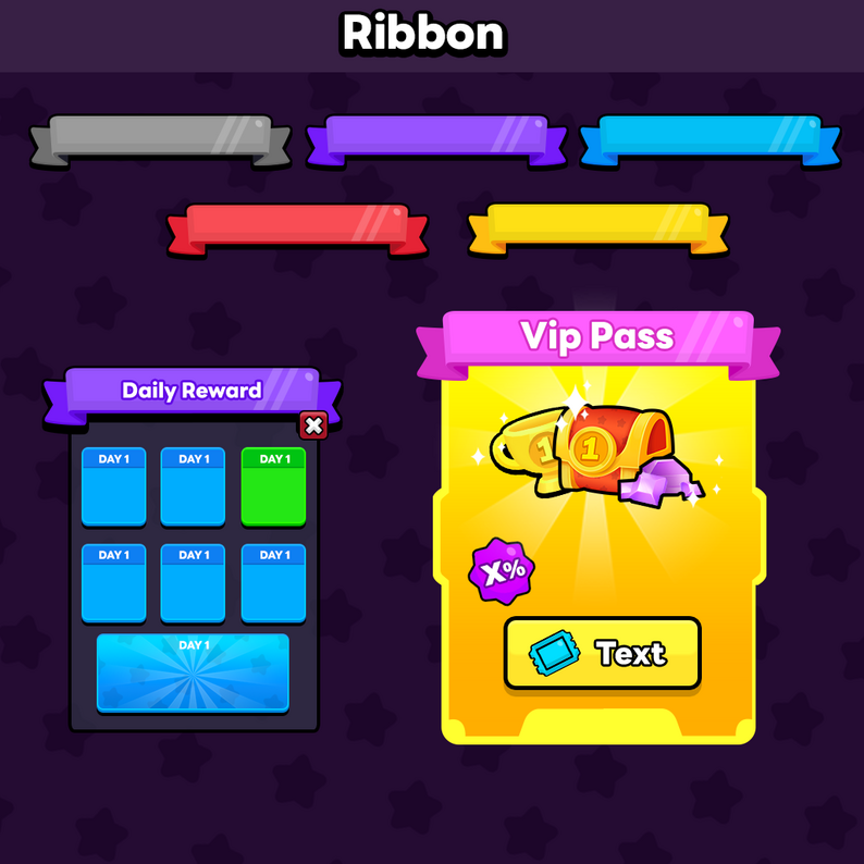 Game ui Asset pack 2d by Praan