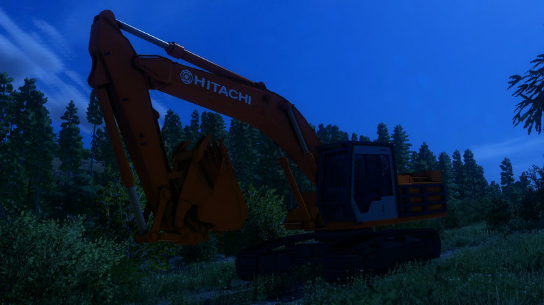 FS22: OldGen Deere/Hitachi Excavator Pack by LL Logging
