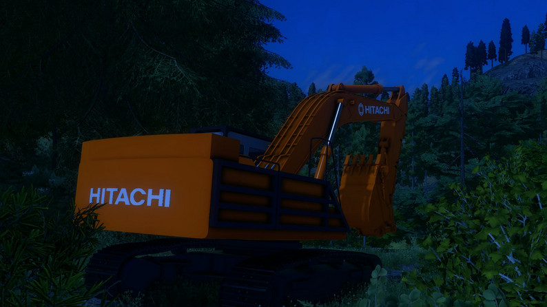 FS22: OldGen Deere/Hitachi Excavator Pack by LL Logging