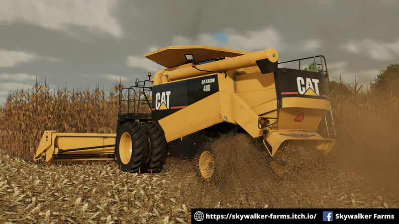 FS22 - Caterpillar Lexion 400 by Skywalker Farms