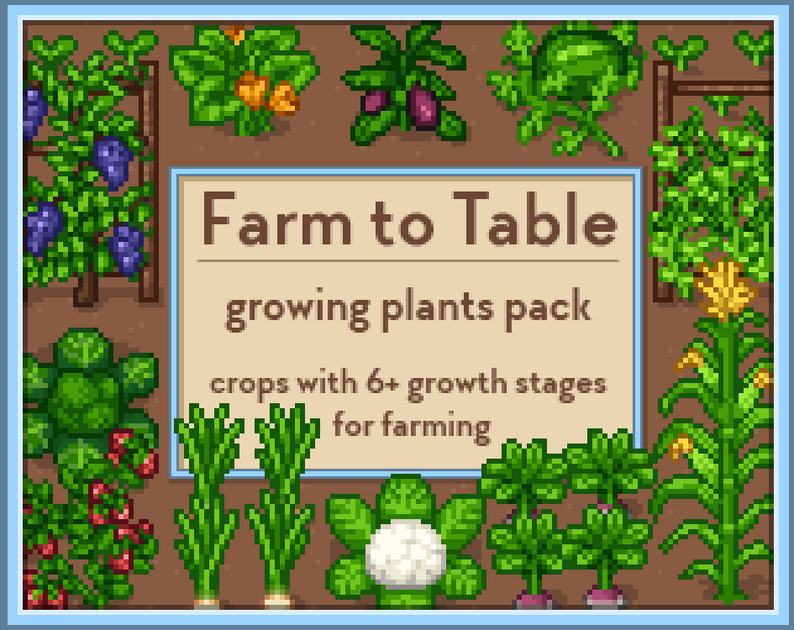 Farm to Table Growing Plants Pack by Linnet