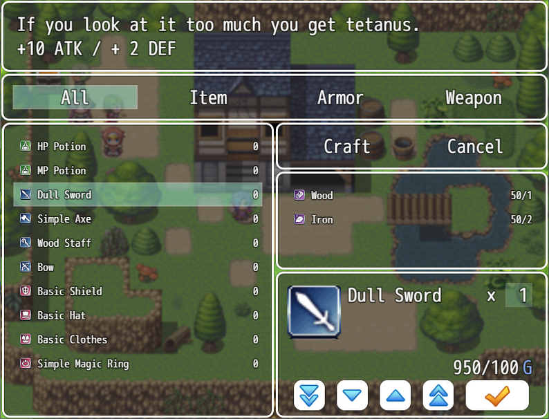 Ultimate Item Crafting System - RPG MAKER MV by Pixels King
