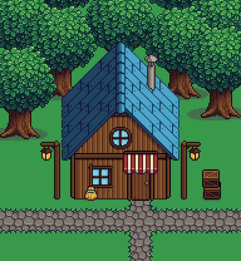 Pixel Lands - Village by Trislin