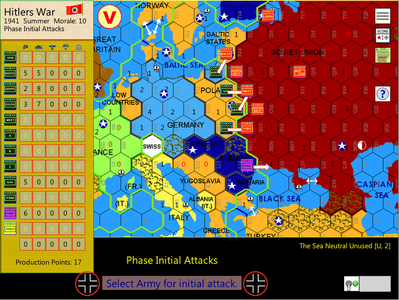 Hitler's War Boardgame - Computer Version by jonathanmcc